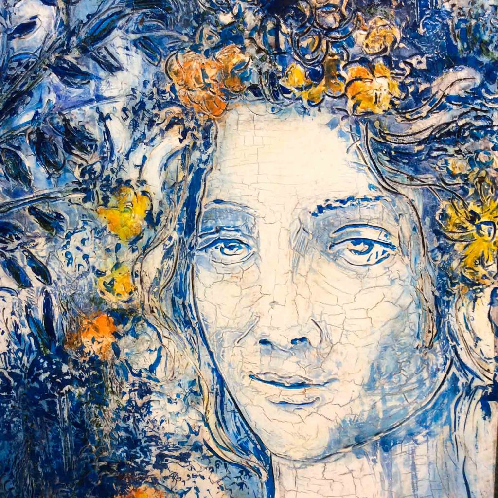 Flora Botticelli Blue - Art Gallery Studio Iguarnieri