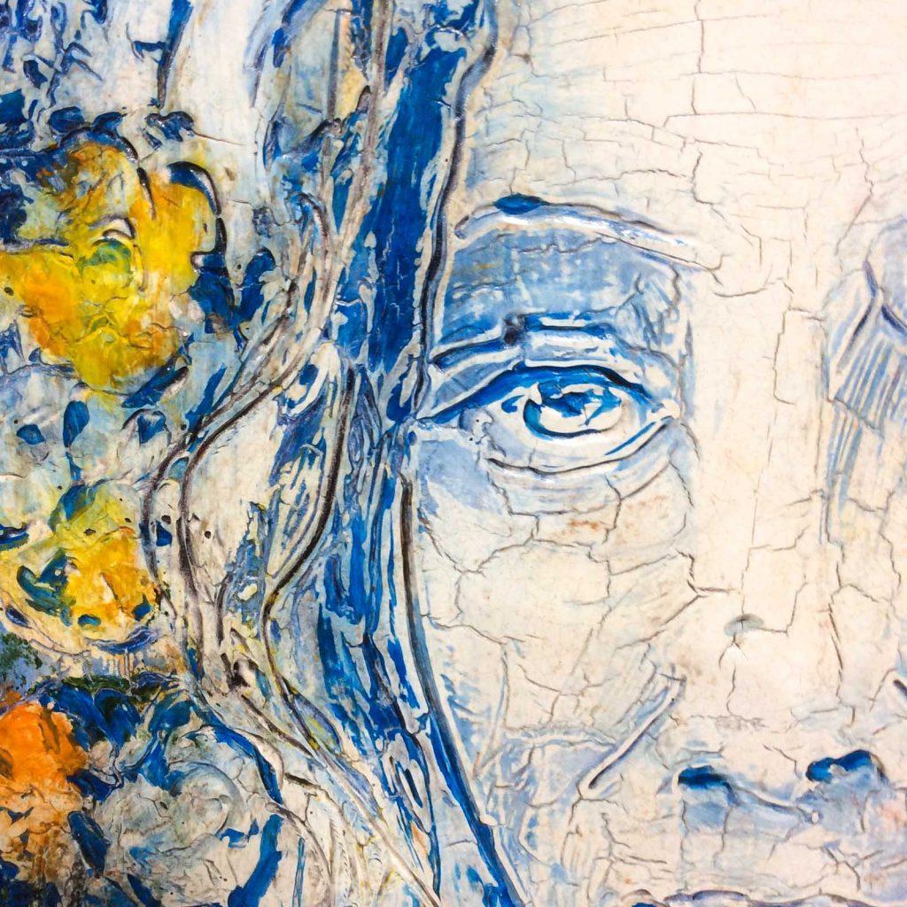 Flora Botticelli Blue - Art Gallery Studio Iguarnieri