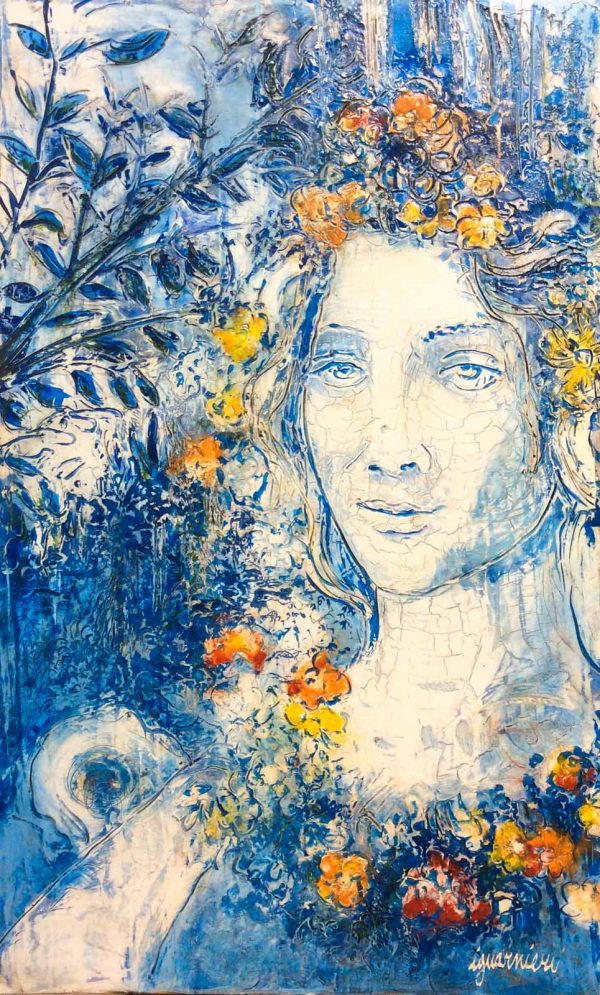Flora Botticelli Blue - Art Gallery Studio Iguarnieri